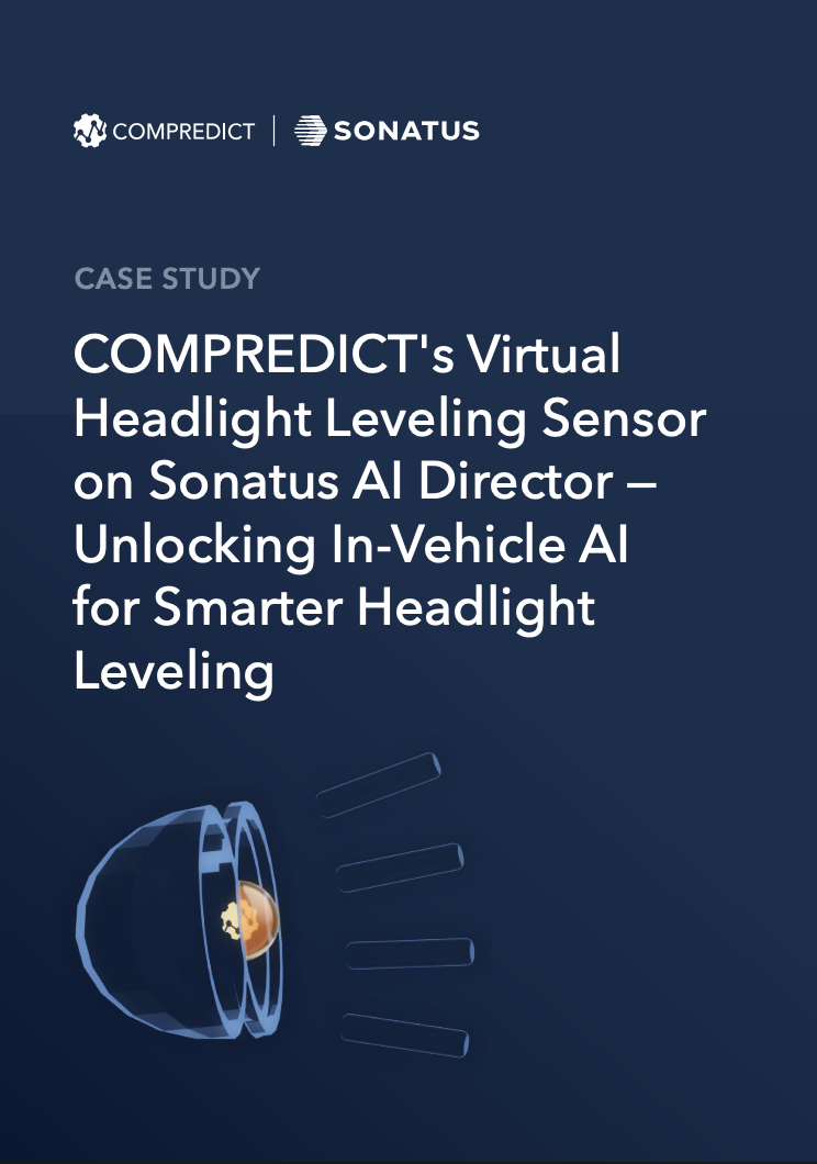 COMPREDICT's Virtual Headlight Leveling Sensor on Sonatus AI Director — Unlocking In-Vehicle AI ...